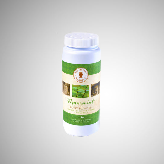 Peppermint Foot Powder – Tuscan Farm Gardens